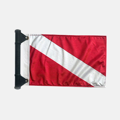 Dive Boat Flag | Marine Flag | Nautical Boat Flag with Boat Flag Holde ...